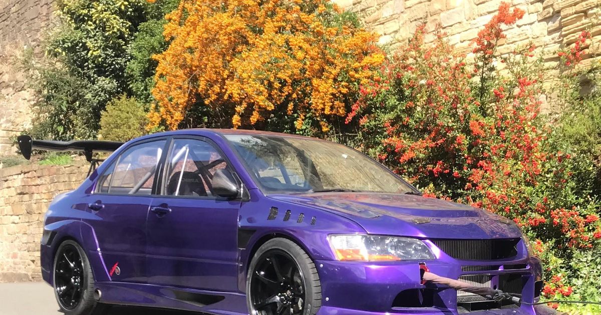 Just a casual 1,800hp R35 GTR Motor stuffed into a Mitsubishi Evolution ...