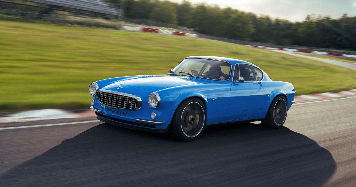 Volvo P1800 Cyan revealed with race car heart | CarExpert
