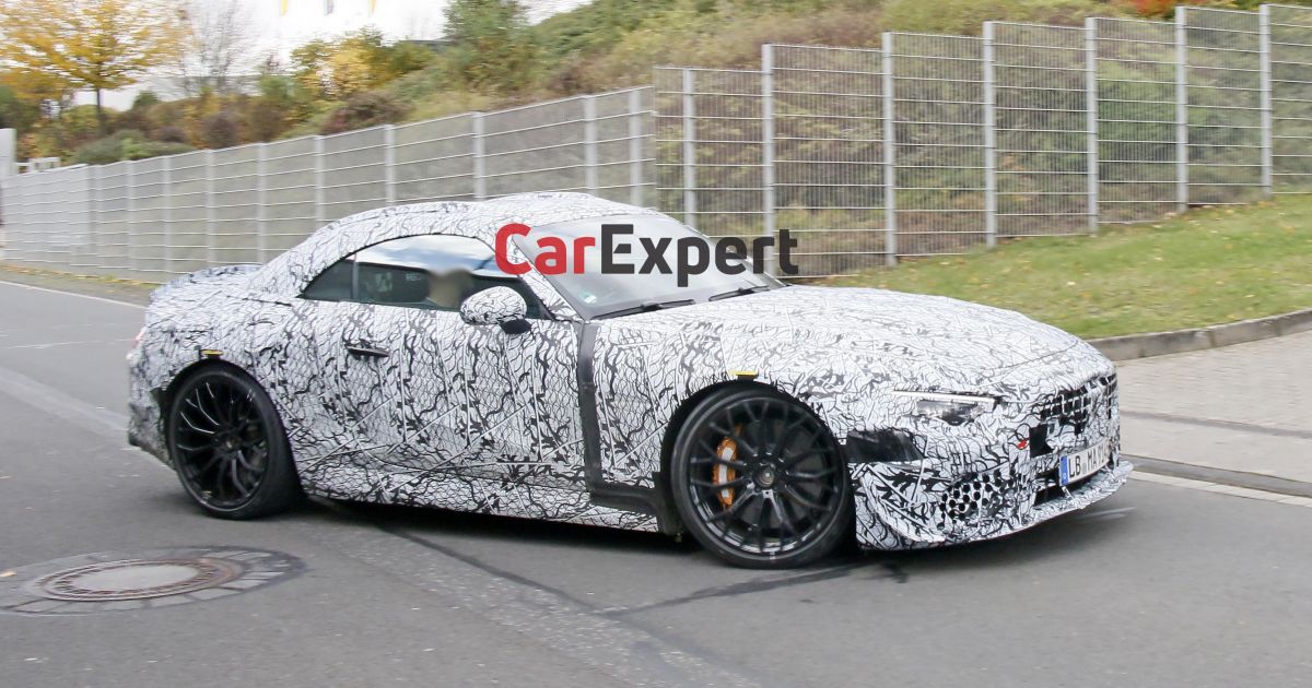 2021 Mercedes-Benz SL interior and exterior spied | CarExpert