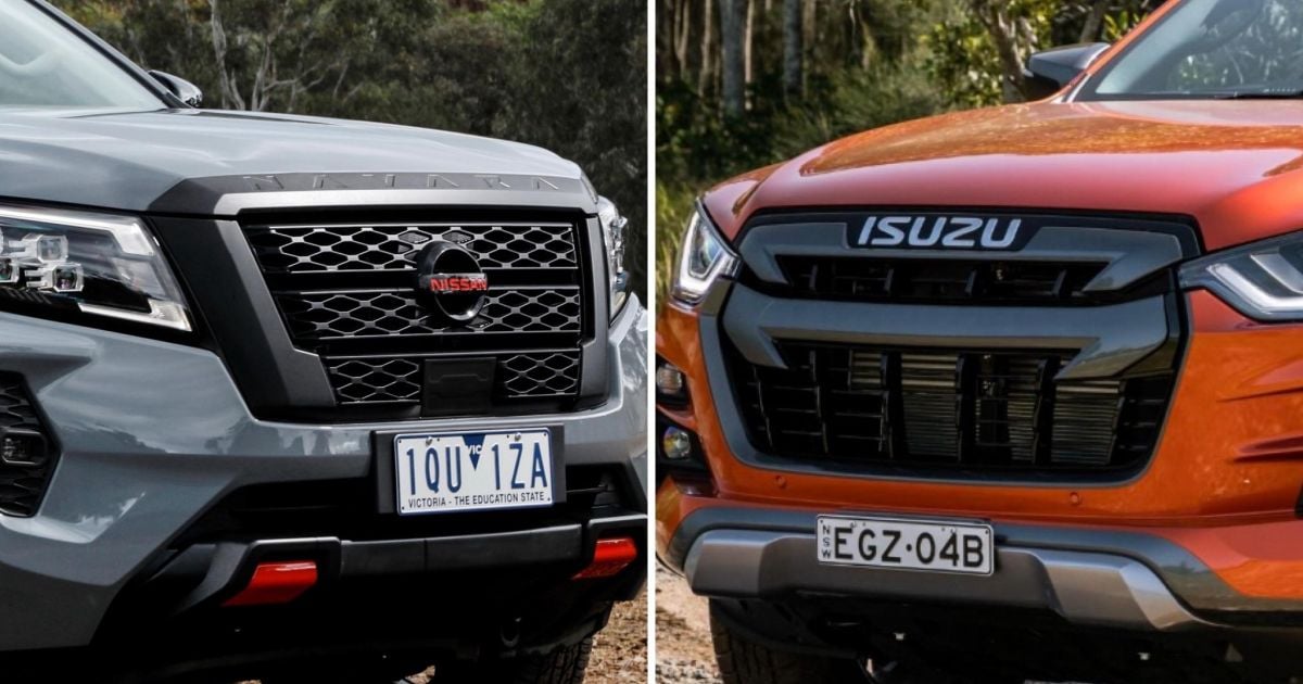 Specs comparison: 2021 Nissan Navara Pro-4X v Isuzu D-Max X-Terrain ...