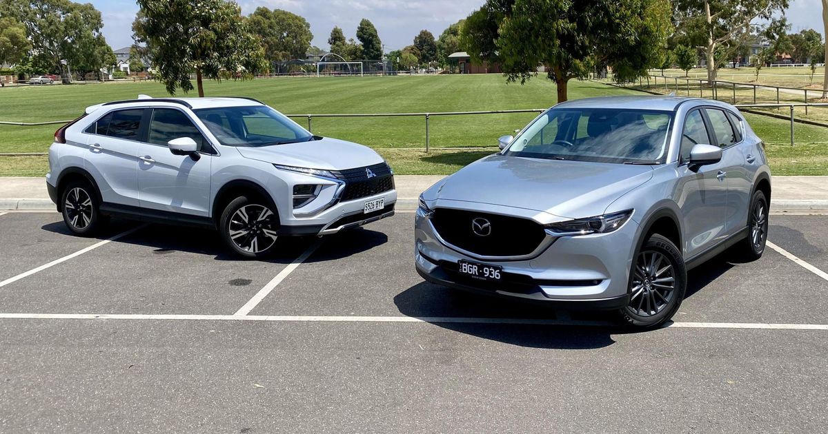 2021 Mitsubishi Eclipse Cross Aspire v Mazda CX-5 Maxx Sport comparison ...