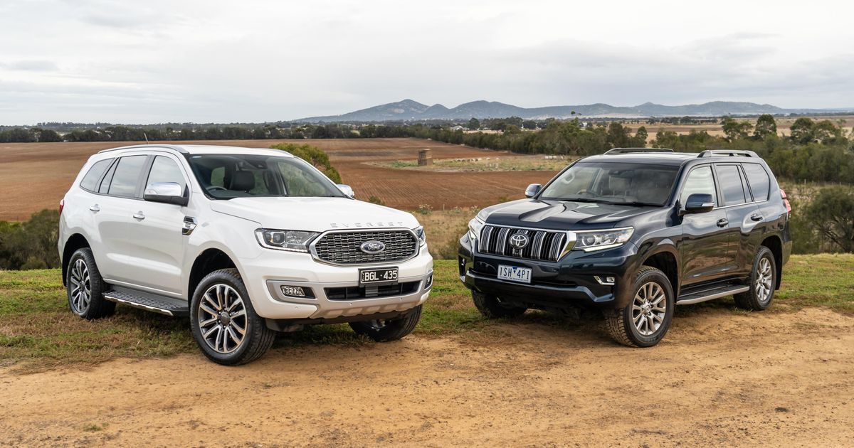 2021 Ford Everest Titanium v Toyota Prado Kakadu | CarExpert