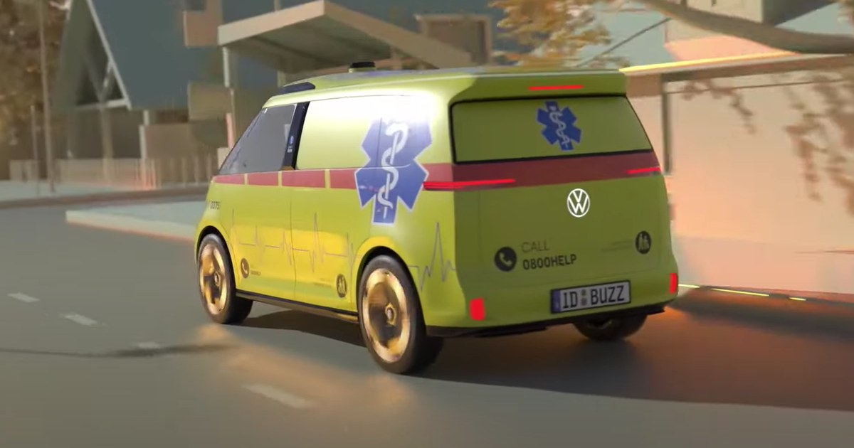 2025 Volkswagen ID. Buzz autonomous ambulance imagined | CarExpert