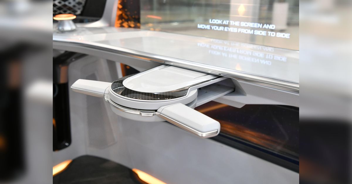 Hyundai Mobis shows off folding steering wheel | CarExpert