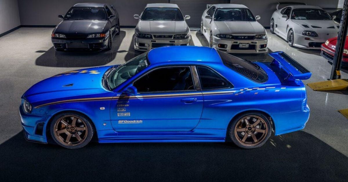 Paul Walker's 2001 Motorex Nissan R34 GT-R V-Spec II is for sale ...