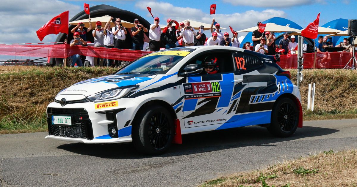 Toyota CEO tests hydrogen-powered GR Yaris at WRC stage | CarExpert