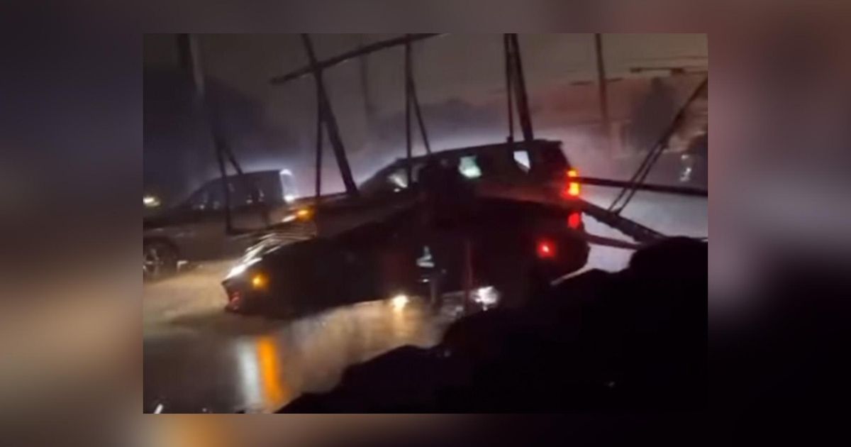 Ferrari not Superfast enough to escape wild Texas storm | CarExpert