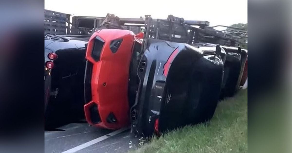 Supercars in super crash as transport truck topples over | CarExpert