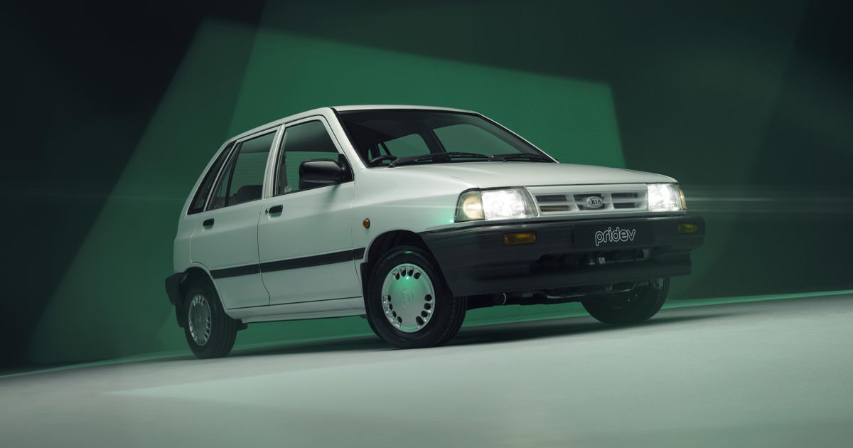 Kia's Mazda 121, Ford Festiva twin reborn as EV... with a manual ...