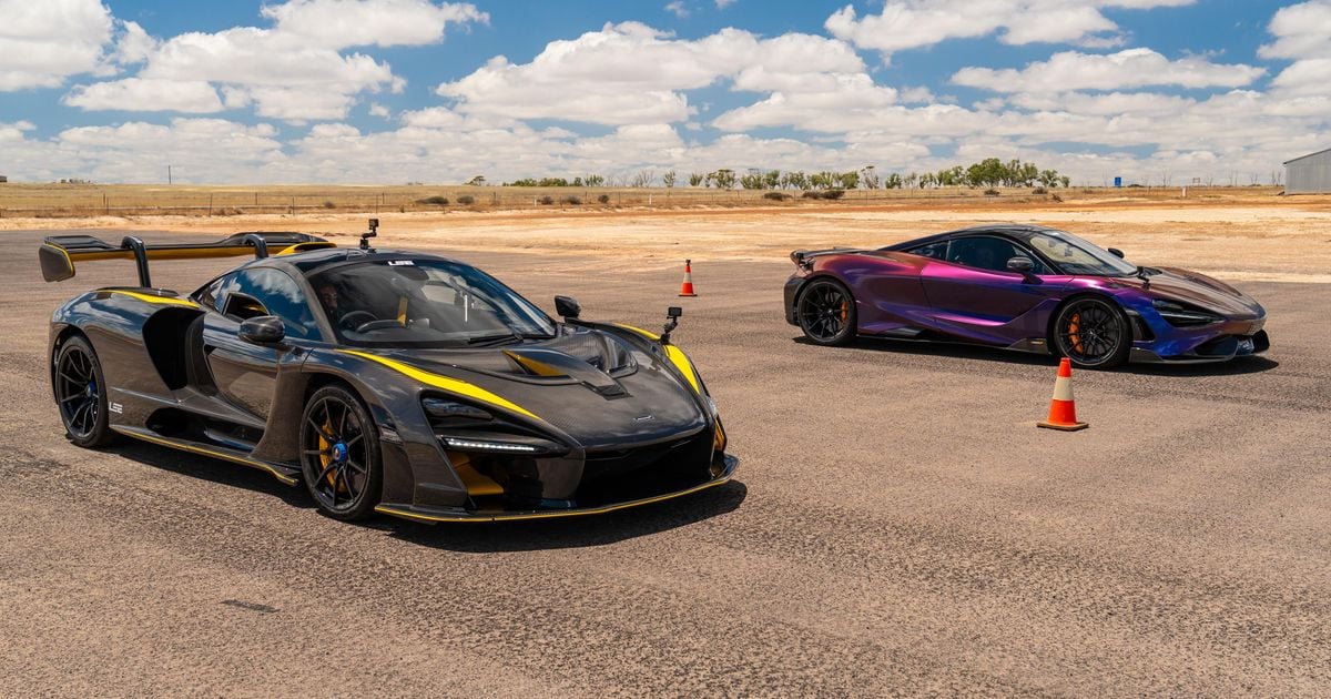 2025 McLaren Senna vs McLaren 765LT drag race | CarExpert
