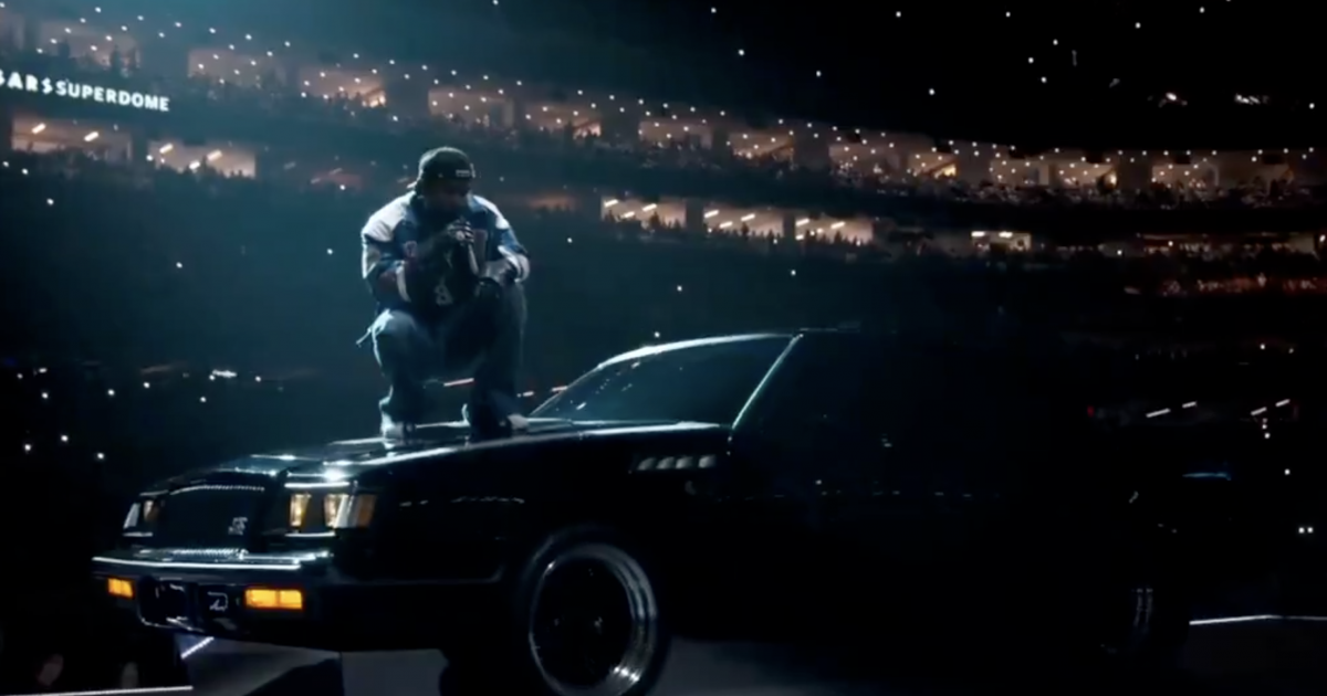What was Kendrick Lamar's car in the Super Bowl halftime show? | CarExpert
