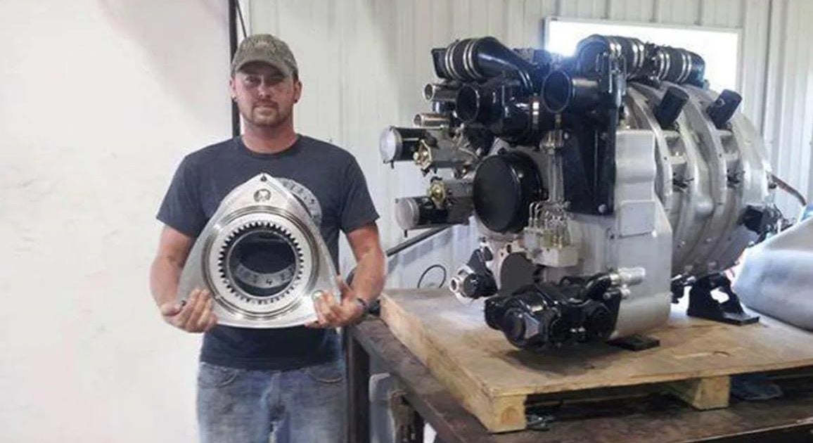Man builds 3000hp 34.7L (2100cu) turbocharged big-block rotary engine ...