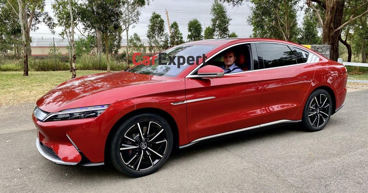 2021 BYD Han: Electric sedan arrives ahead of online sales launch ...