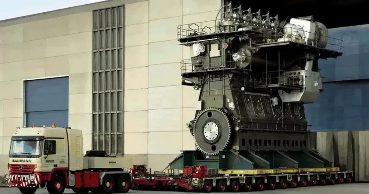 This 107,390hp (80,080kW) engine is the most powerful diesel ever made ...
