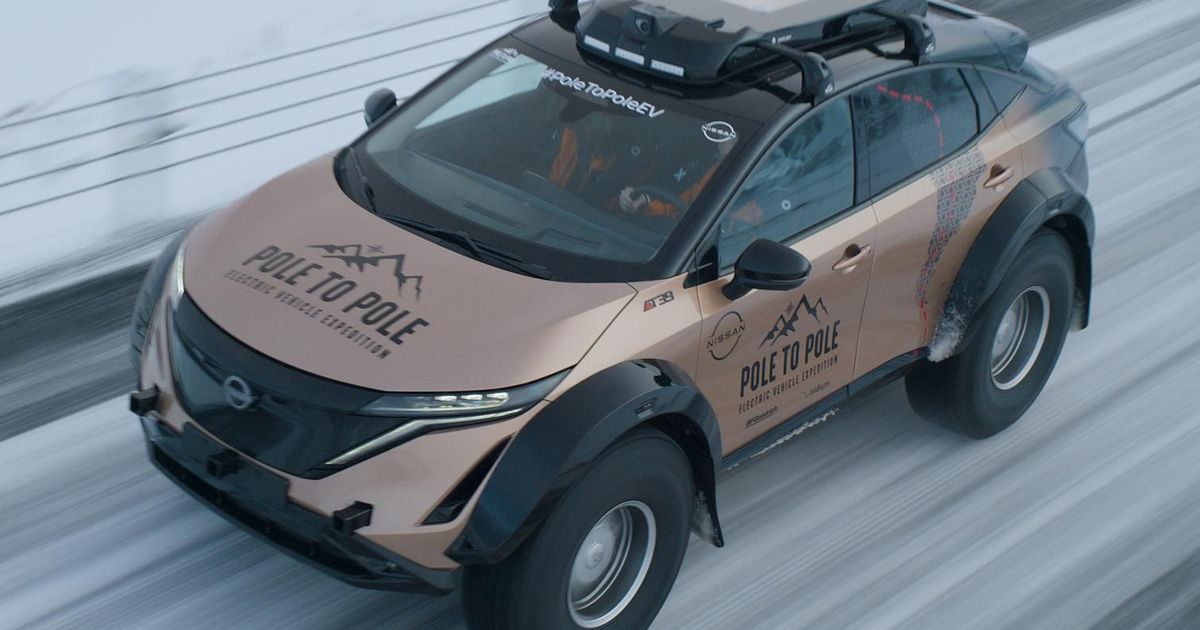 Modified Nissan Ariya EV embarks on polar expedition | CarExpert