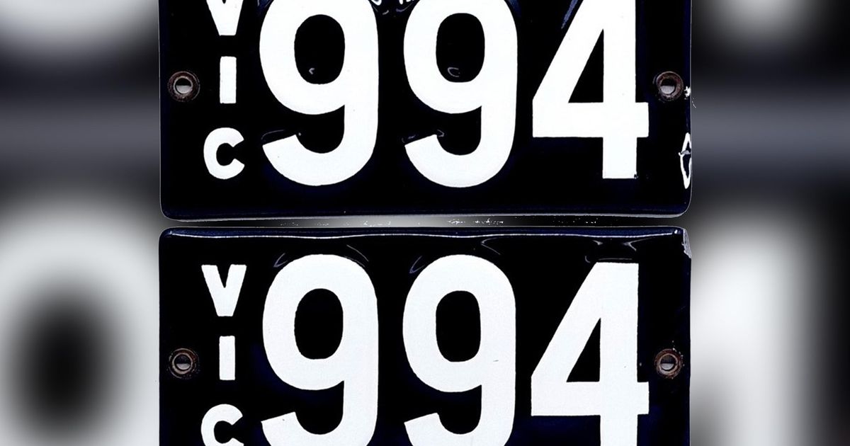 This rare heritage plate could sell for $400,000 | CarExpert