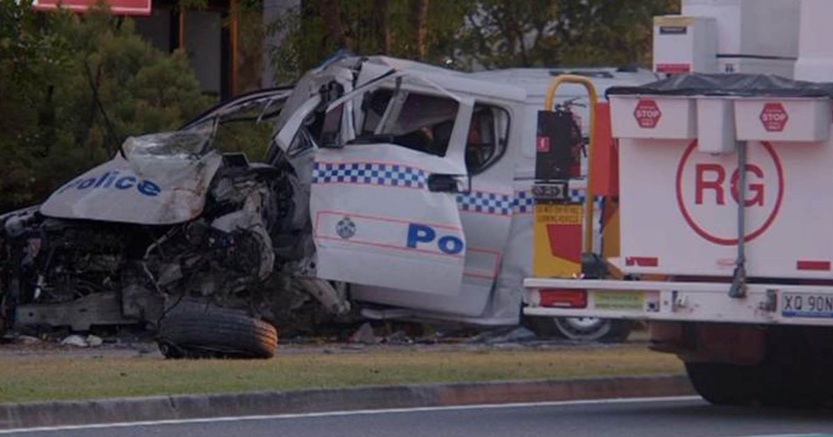 Queensland criminal steals police van and crashes it | CarExpert