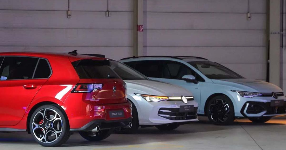 Here's the updated Volkswagen Golf range before you're supposed to see ...