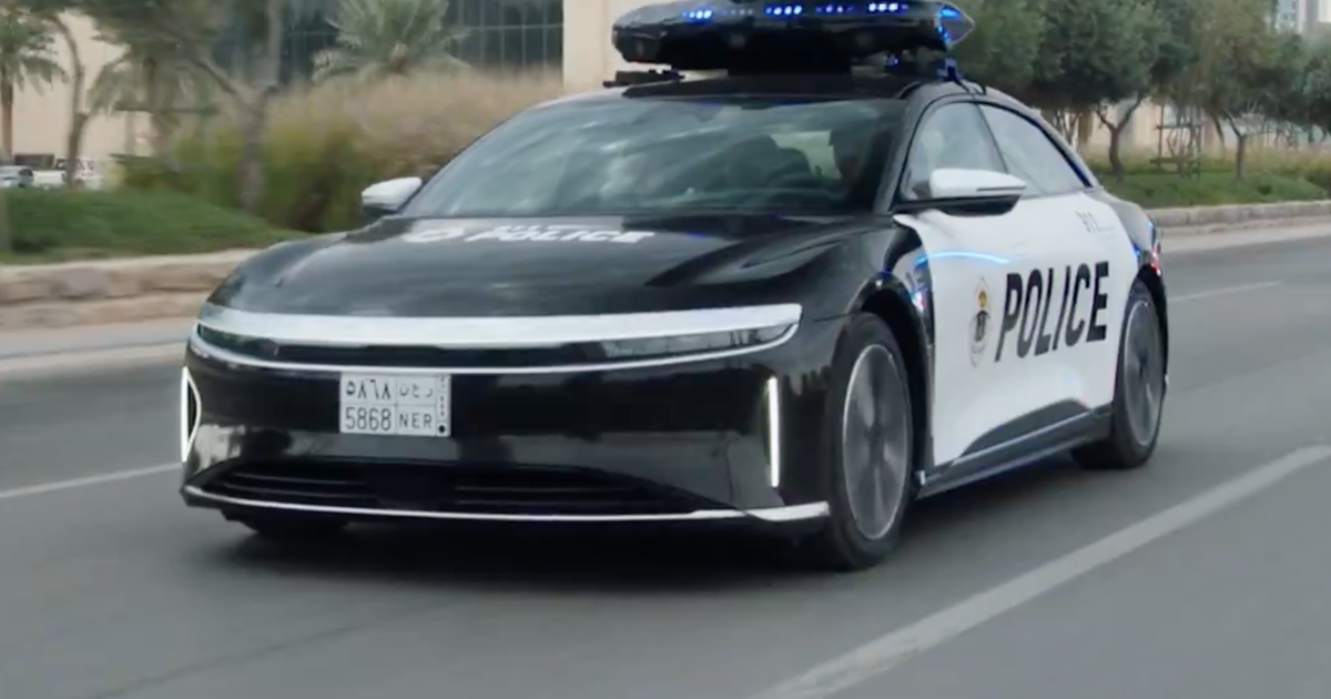 Saudi Arabia's police force picks up drone-toting Lucid Airs | CarExpert