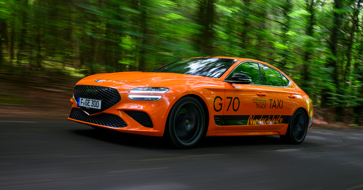 Taxi! Genesis now offers high-speed passenger rides at the Nürburgring ...