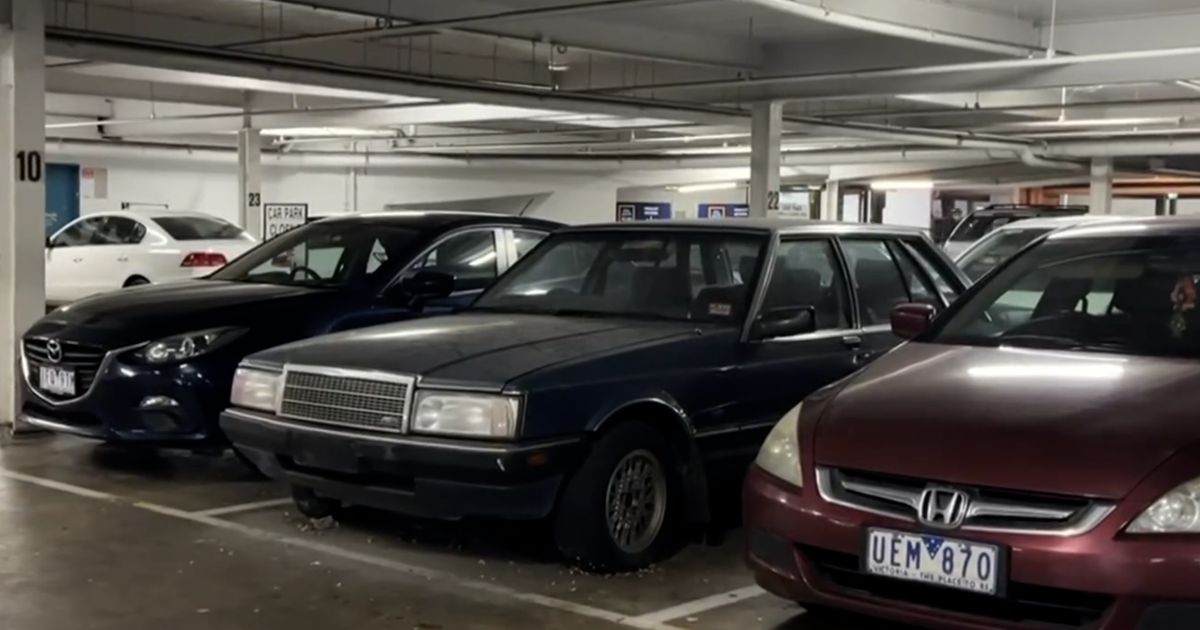 The sad reason this old Ford has been left in a busy carpark for over a ...