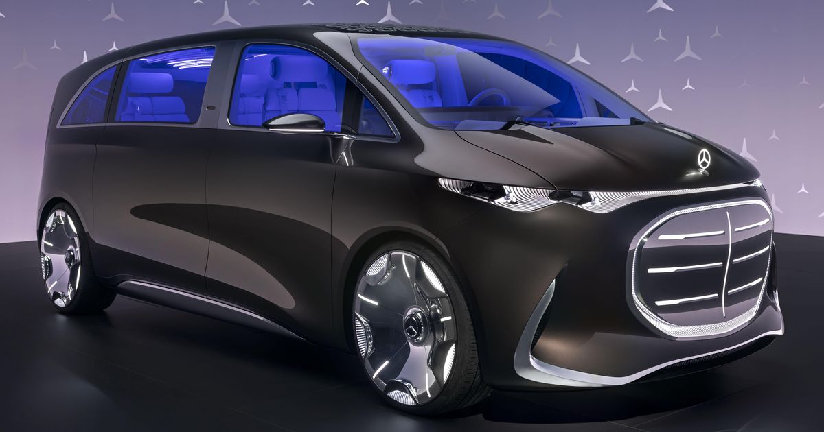 Mercedes-Benz's sumptuous EV concept previews next-generation V-Class ...