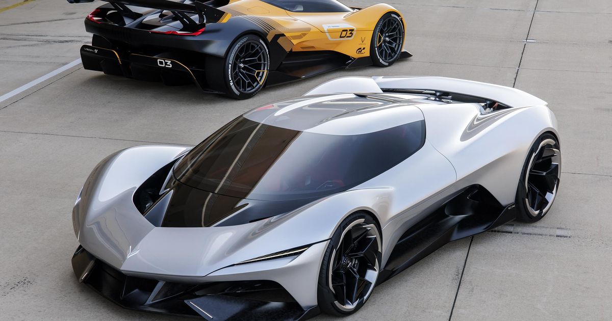 Chevrolet Corvette EV, V8 concepts present two very different visions ...