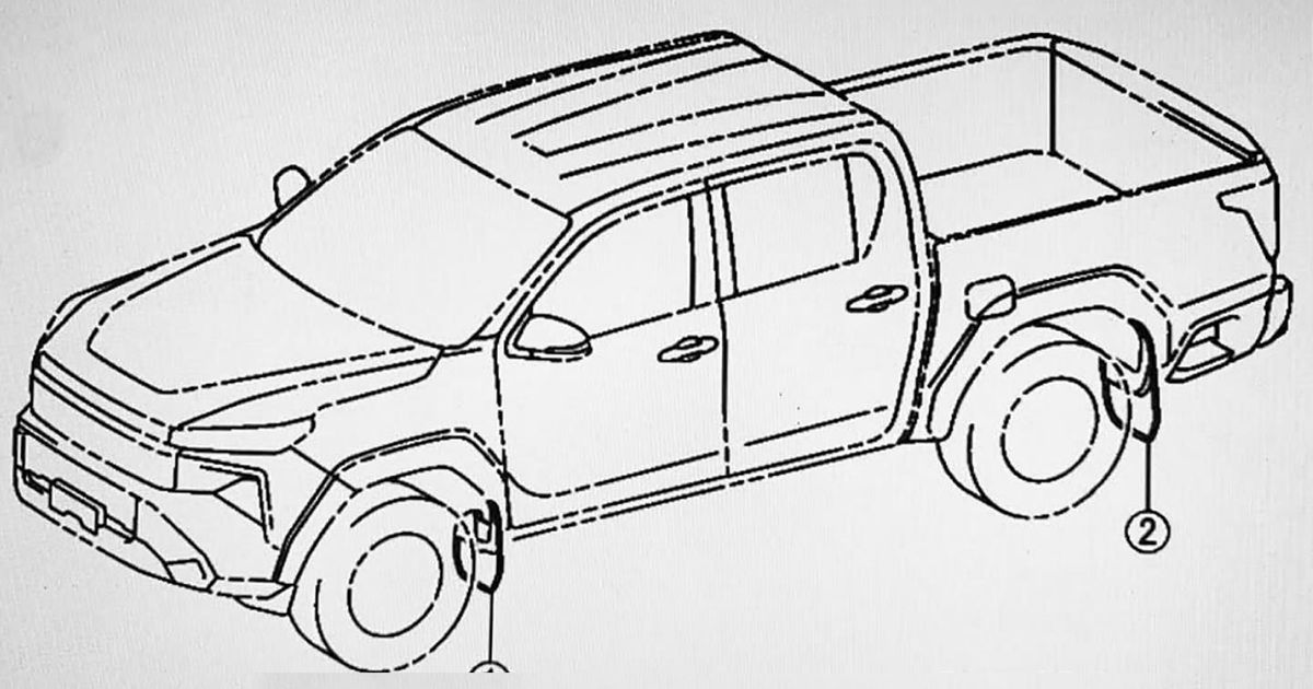 2026 Toyota HiLux: Redesigned interior revealed in leaked patent ...