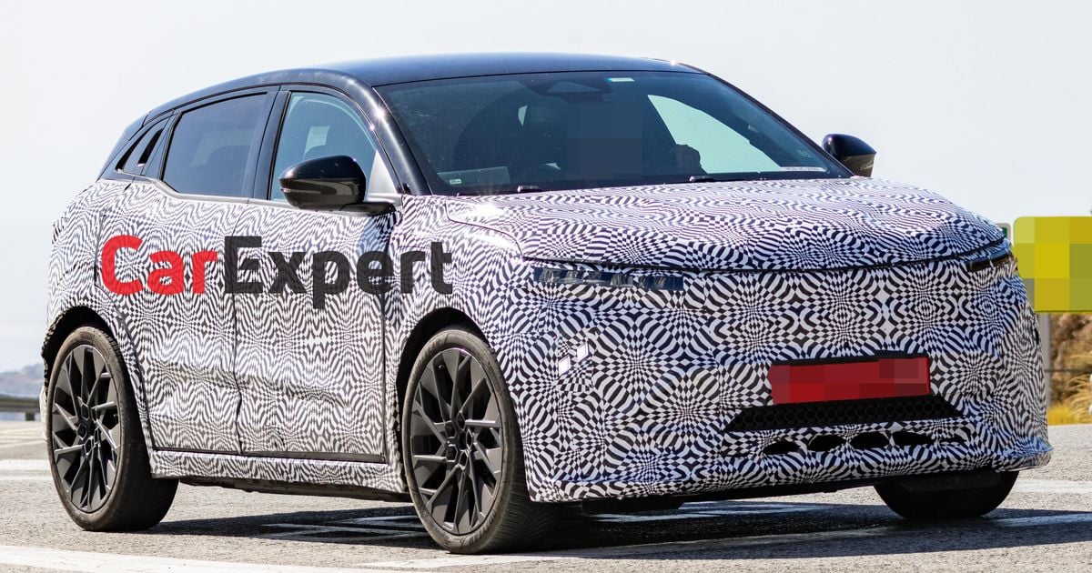 2026 Renault Megane E-Tech: Facelifted electric SUV spotted in Spain ...