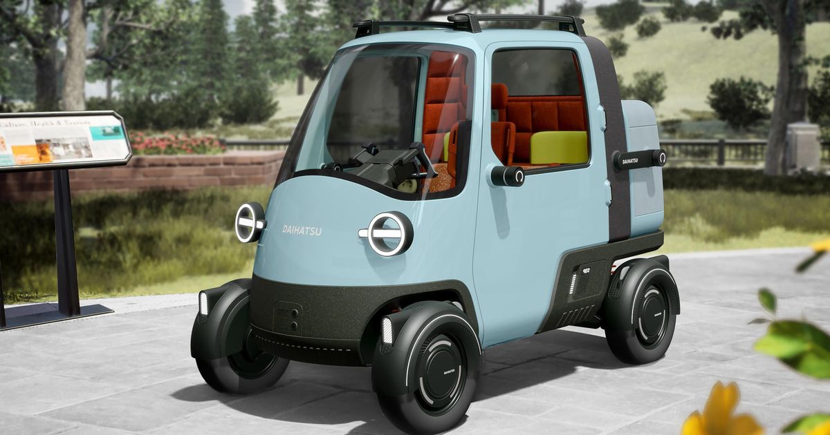 Daihatsu Midget X: Classic tiny delivery vehicle reborn with electric ...