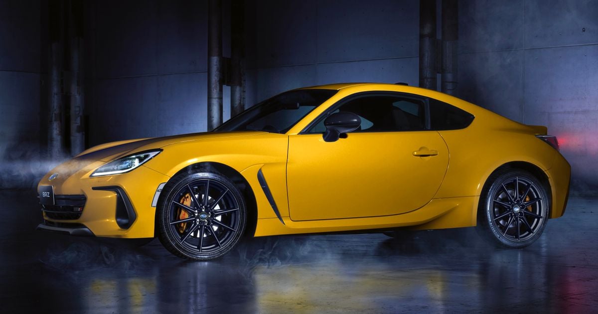 Brilliant yellow Subaru BRZ particular version can be restricted - Road ...