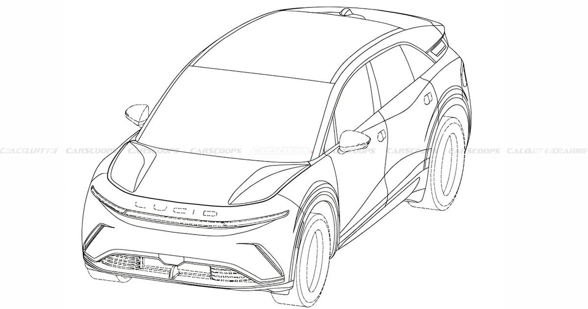 Lucid Cosmos leaked: Patent images reveal US brand's Tesla Model Y ...