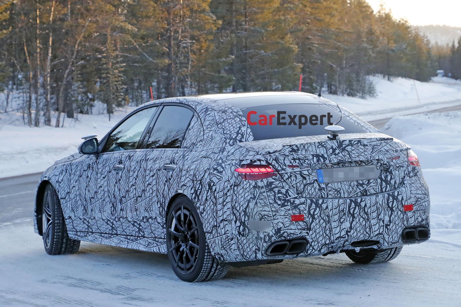 2022 Mercedes-AMG C63 spied | CarExpert
