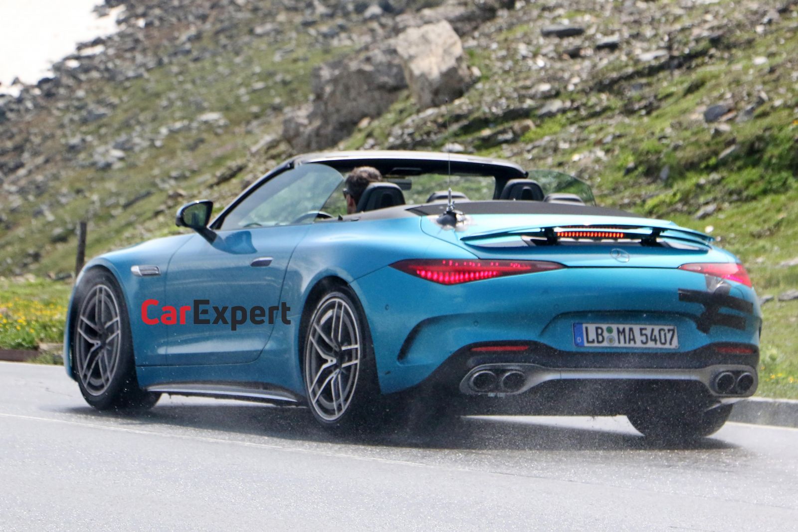 2023 Mercedes-AMG SL 53 plug-in hybrid spied | CarExpert
