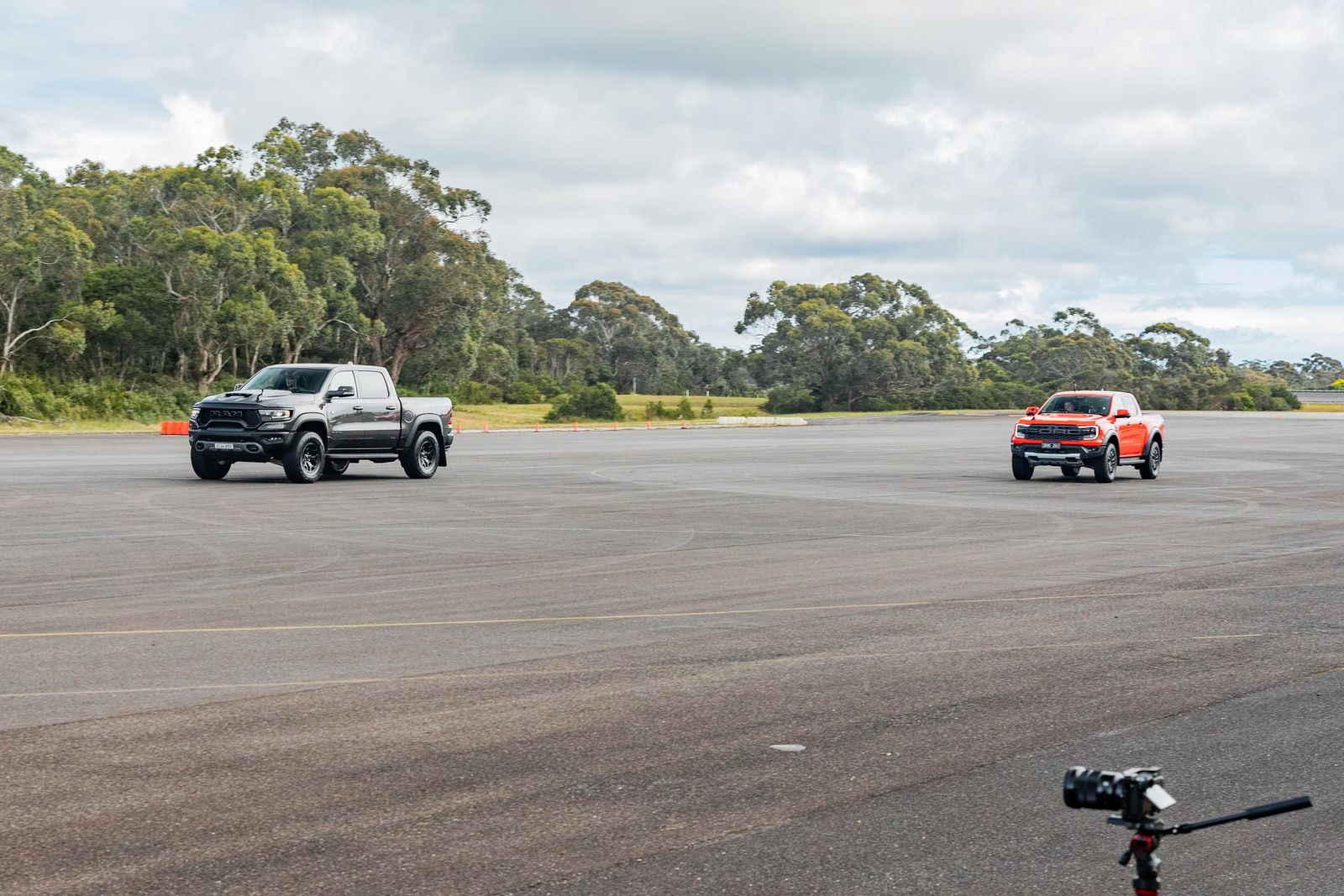 Drag race reveals fastest ute! Ranger vs HiLux vs RAM vs Silverado vs ...