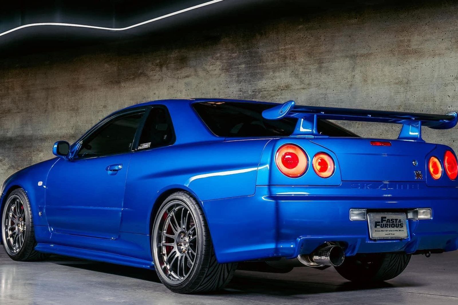 The iconic Nissan Skyline from Fast and Furious 4, driven by the late ...