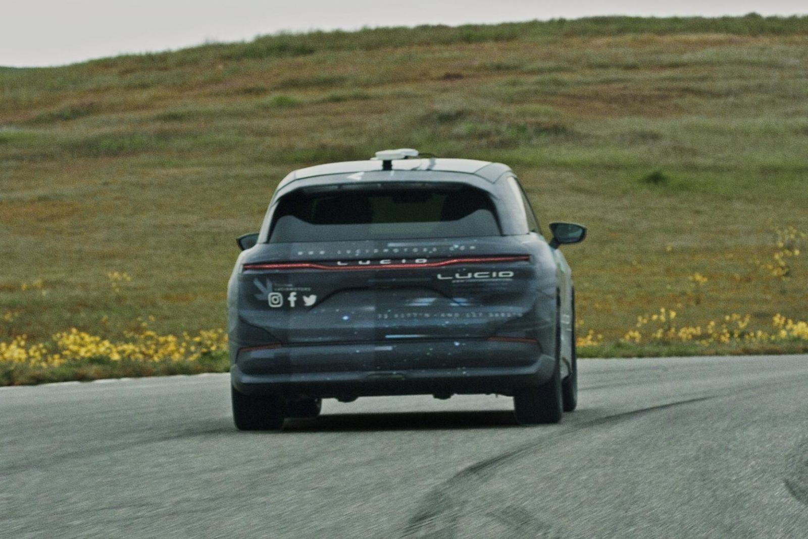 EV startup Lucid testing its first SUV on public roads | CarExpert