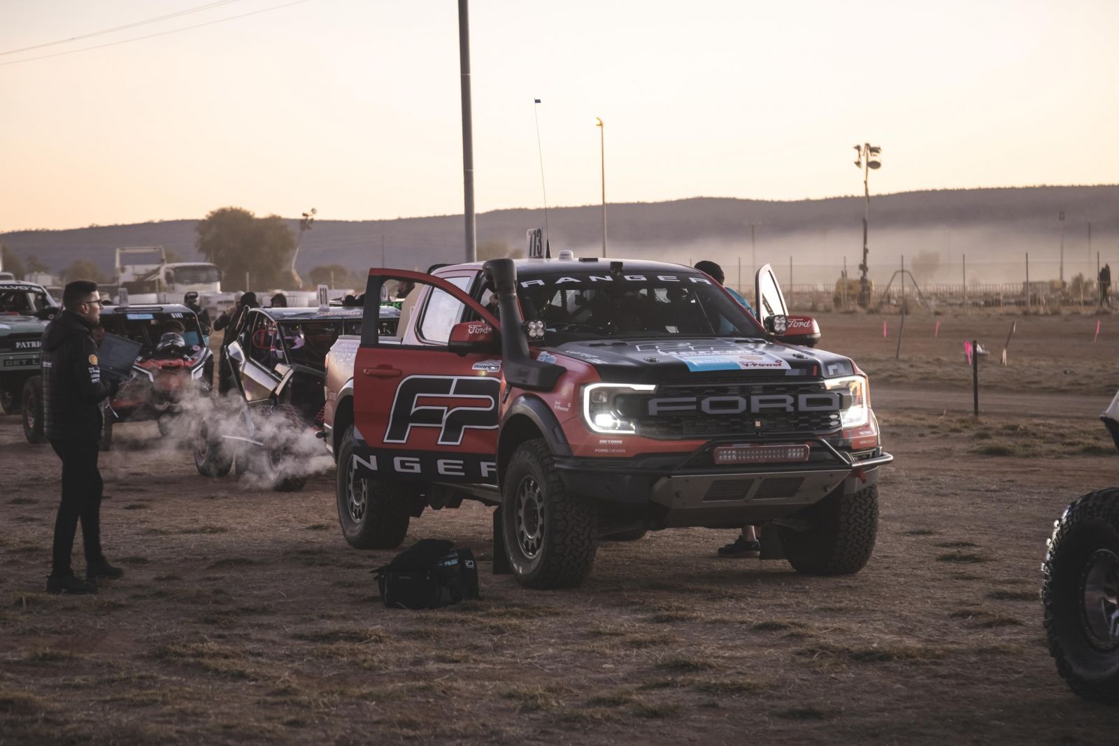 Ford might make it easier to take the Ranger Raptor racing... with a V8 ...