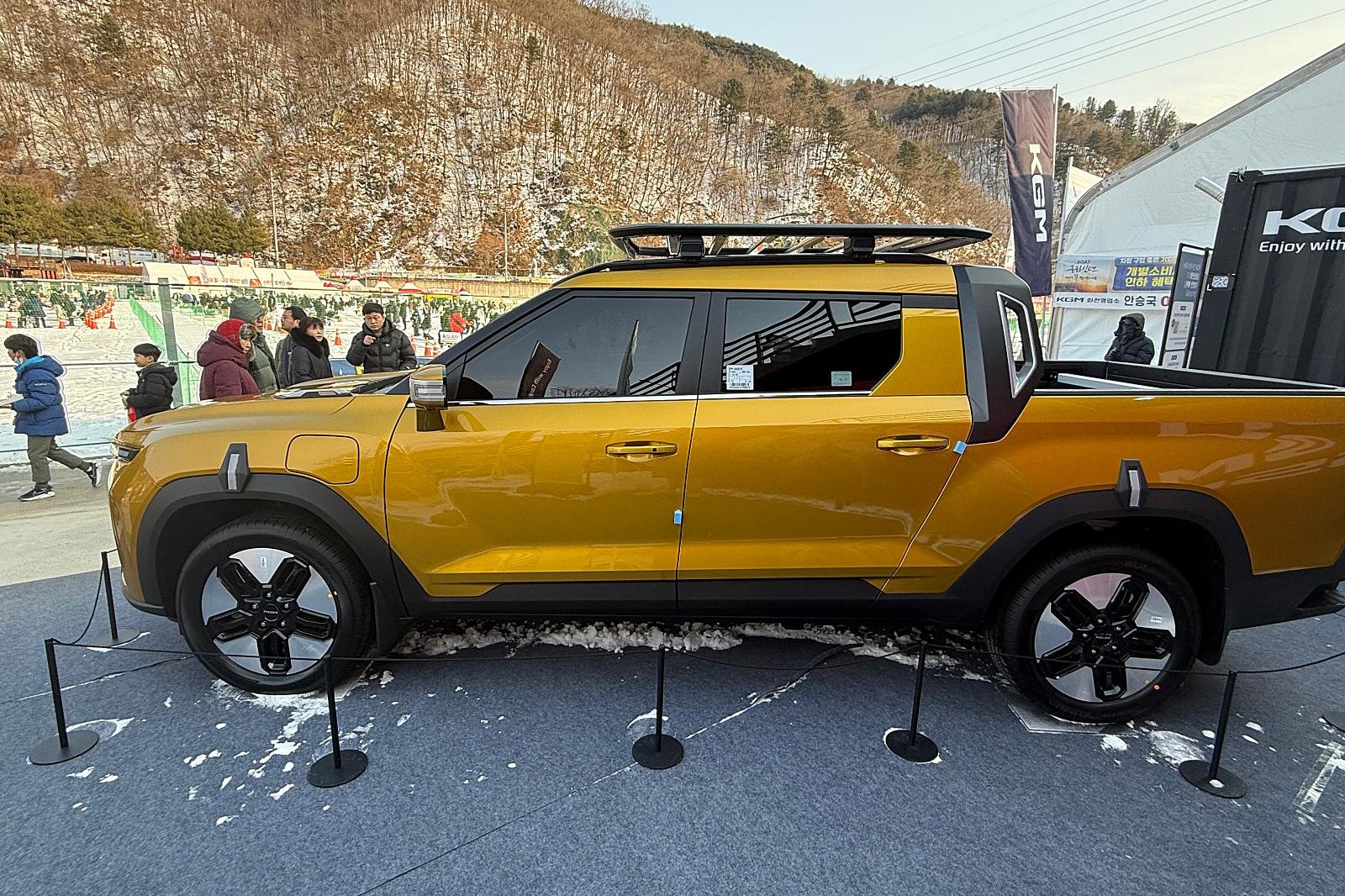 KGM SsangYong Musso EV revealed as electric ute with concept car looks ...