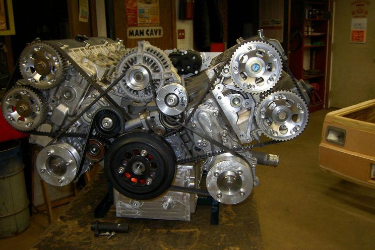 Toyota 4JZ? Mad man builds a twin-turbo V12 from two Toyota Supra ...