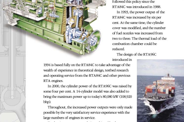 This 107,390hp (80,080kW) engine is the most powerful diesel ever made ...