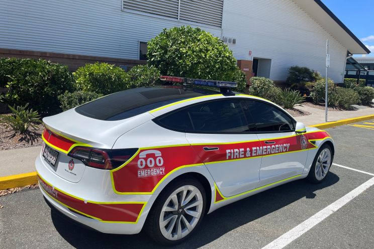 Tesla Model 3 joins Qld Fire and Emergency Services fleet | CarExpert