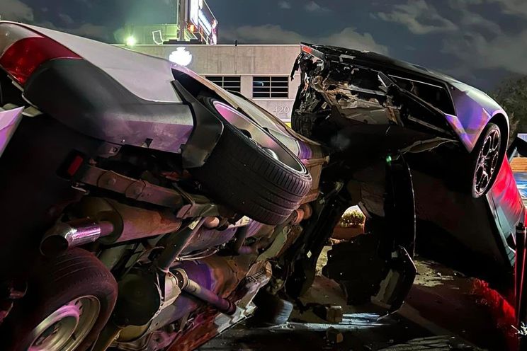 Driver of rented Lambo flees scene after running out of talent and ...