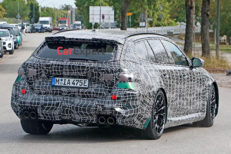 Leaked! 2024 BMW M5 shows off its racy rear end | CarExpert
