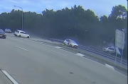 Dashcam captures dramatic Gold Coast rollover crash | CarExpert