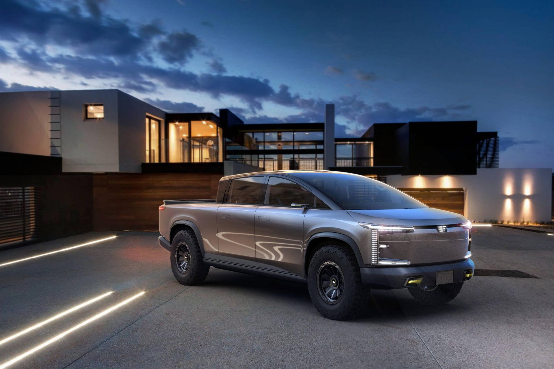 Electric startup EdisonFuture reveals pickup, van concepts in LA ...