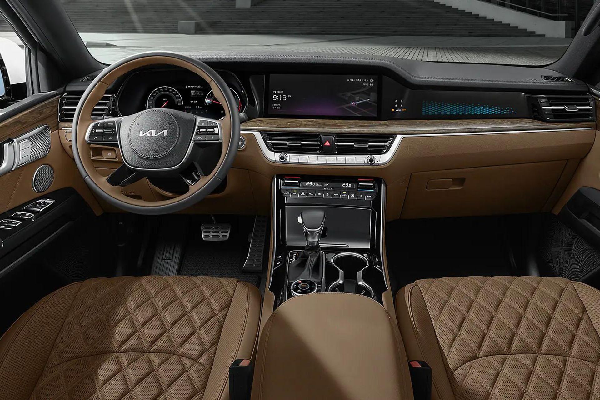 Kia ute spied again with clear Mohave links | CarExpert