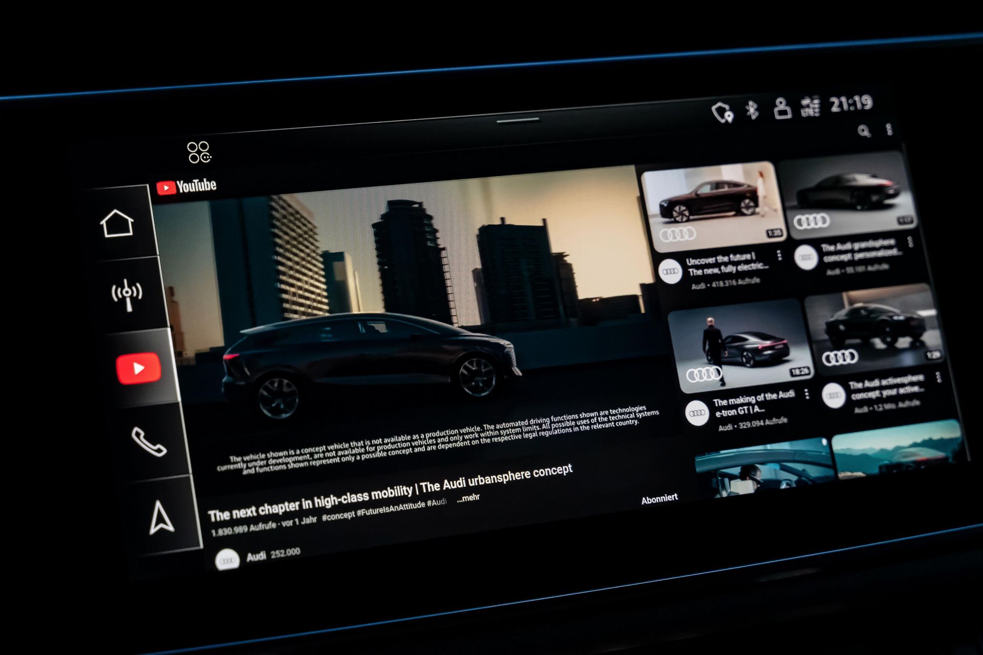 You can now watch YouTube videos in your new Audi | CarExpert