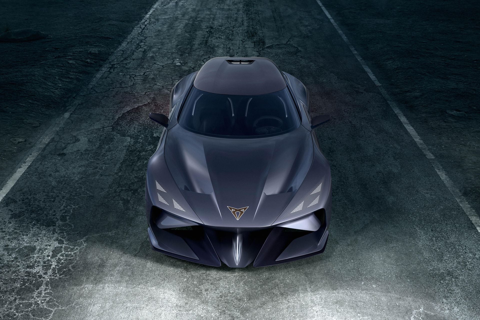 Cupra DarkRebel sports car comes off the screen and into the light ...