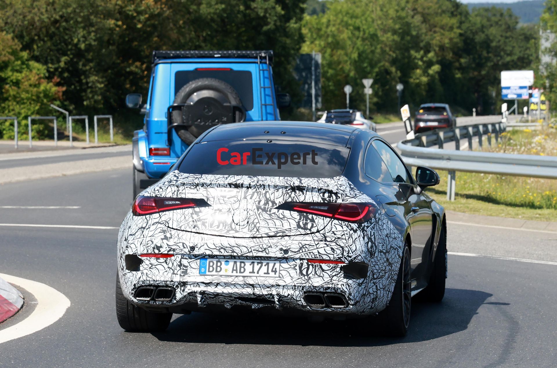 2025 Mercedes-AMG CLE 63: Spied coupe teases return to V8 power | CarExpert